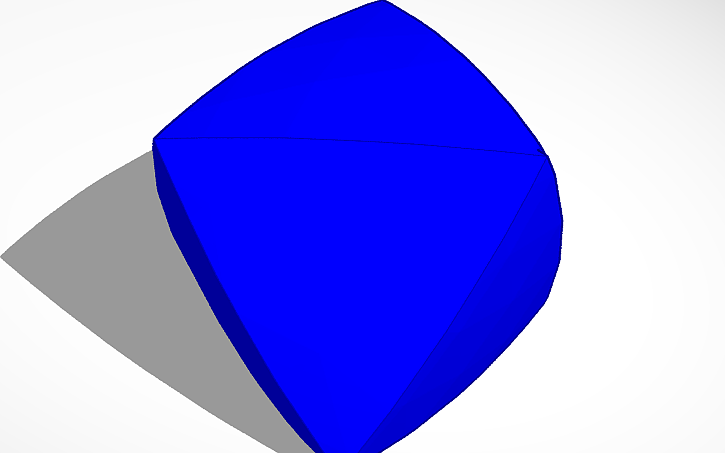 3d Design Cubic Solid Of Constant Width Tinkercad