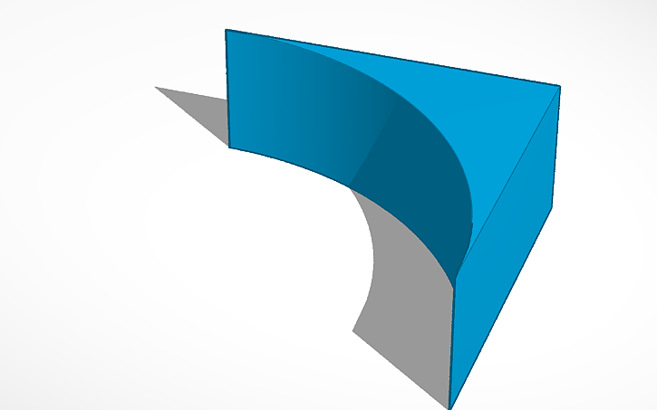 3D design Fillet Tool - Tinkercad