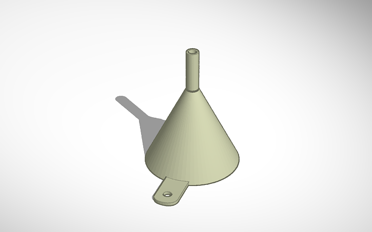 3D design Entonnoir - Tinkercad