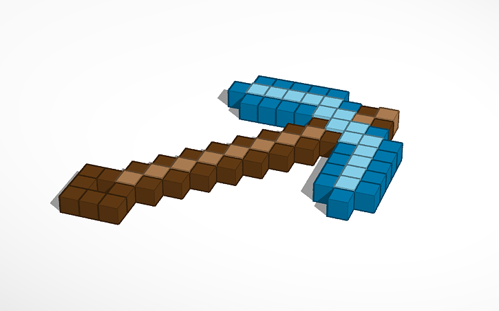 3D design Pico Minecraft - Tinkercad