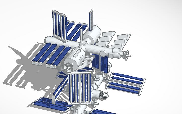 3D design Space Station - Tinkercad