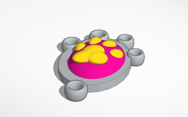 3D design Tiger Miraculous - Tinkercad