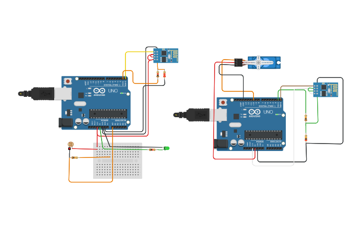 Circuit design Photo resistor | Tinkercad