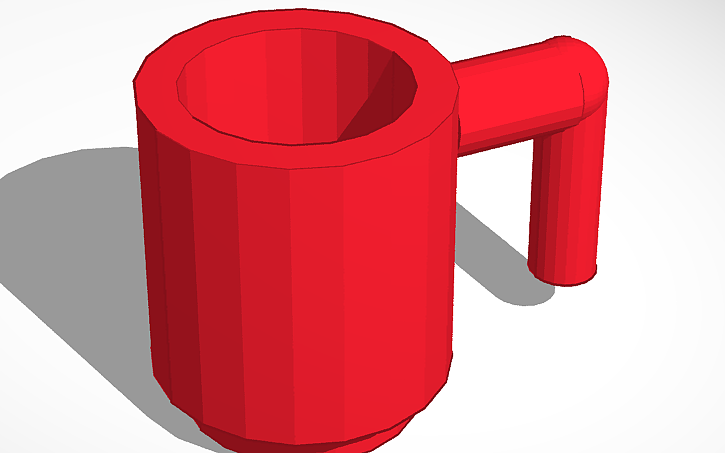3D design Lego Cup - Tinkercad
