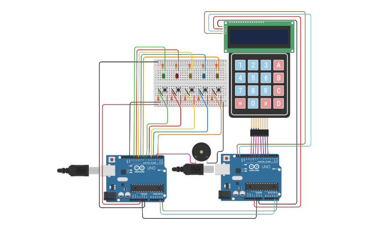 Circuit design TP - Sistemas Embebidos | Tinkercad