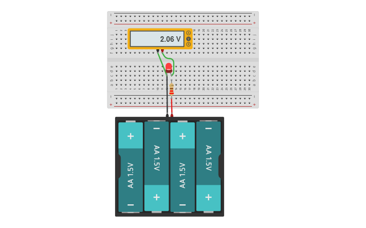 Circuit design Curso Arduino_Circuito 2 | Tinkercad