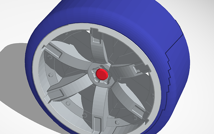 3D design Hot Wheels CM6 wheel (AcceleRacers) - Tinkercad