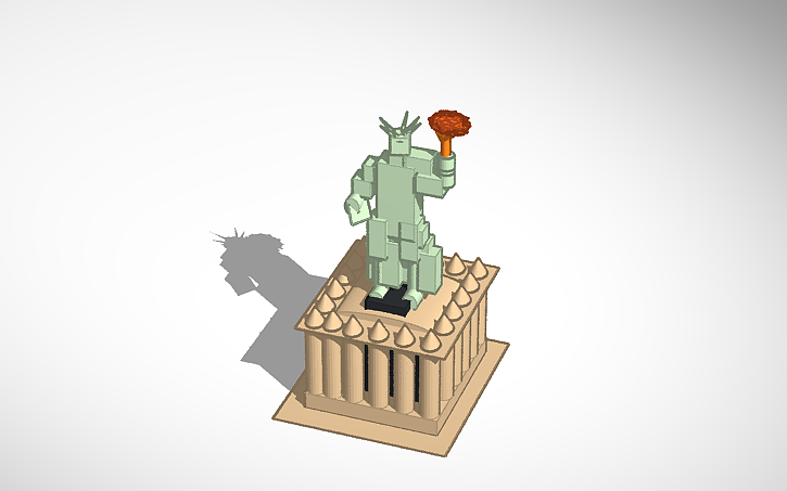 3D design Statue of Liberty | Tinkercad