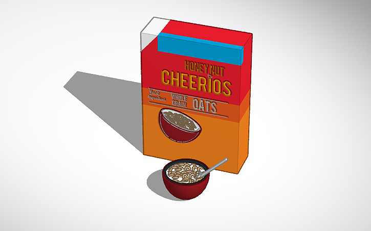 3D design Honey Nut Cheerios - Tinkercad