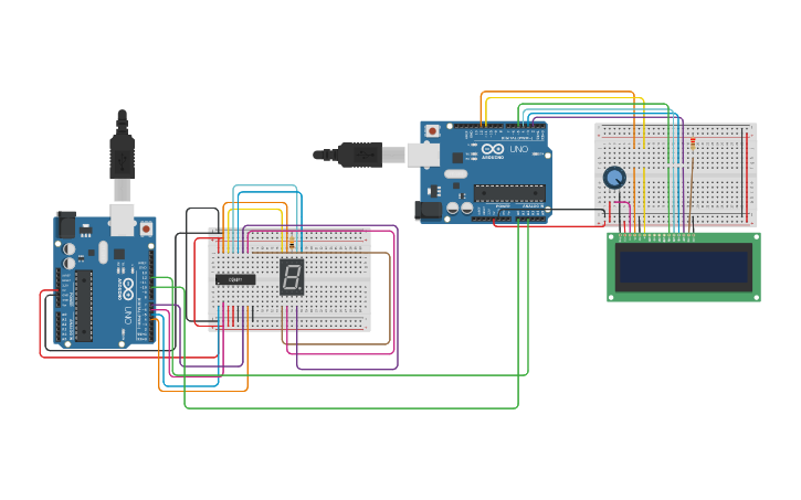 Circuit design Cronômetro 10 Segundos - Tinkercad