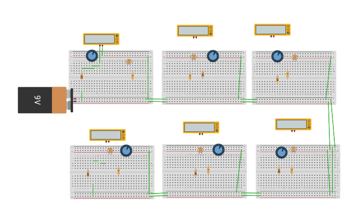 Circuit design Simulación LDR, resistencia variable. | Tinkercad