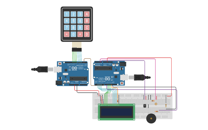 Circuit design Atividade Final - Sistemas Embarcados | Tinkercad