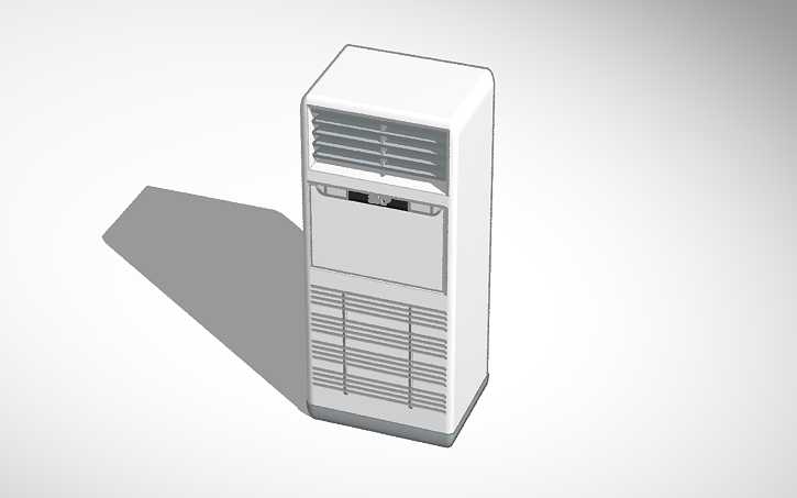 3D design 강릉바다의 에어컨(air conditioner) - Tinkercad