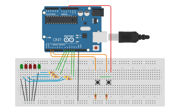 Circuit design Interrupciones con Arduino a través de un ejemplo ...