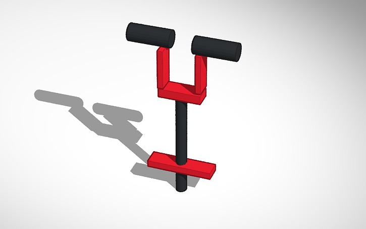 3D design pogo stick - Tinkercad