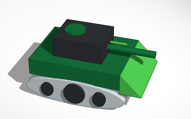 3D design tank | Tinkercad