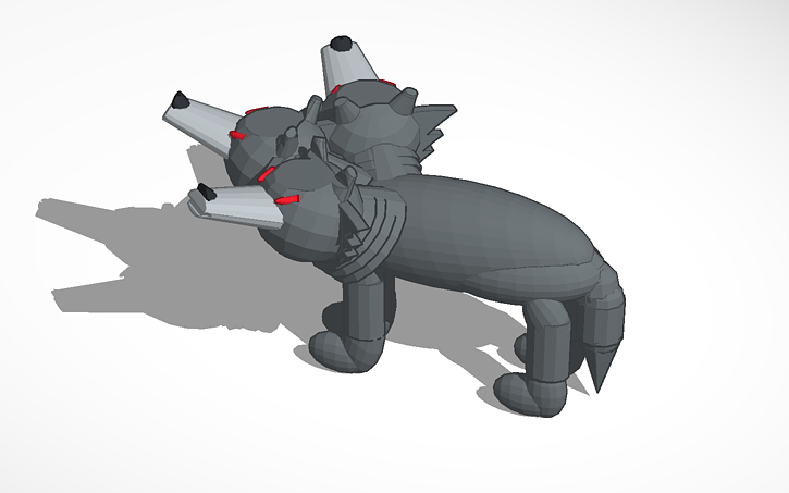 3D design Cerberus - Tinkercad