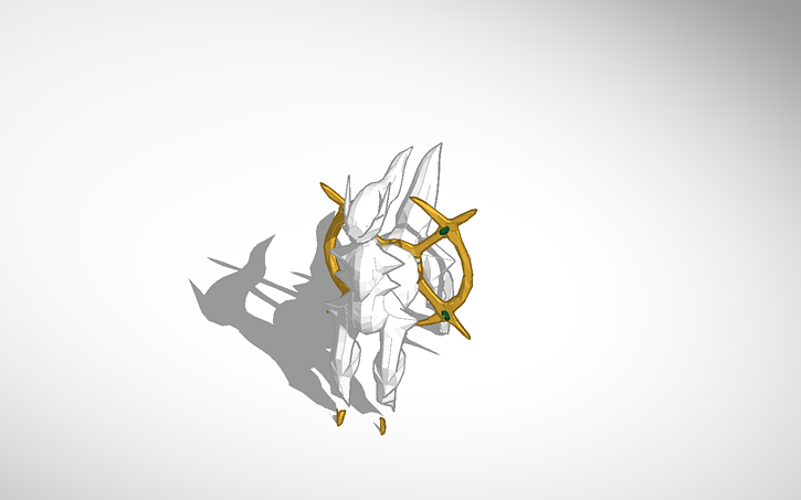 3D design Arceus Model - Tinkercad