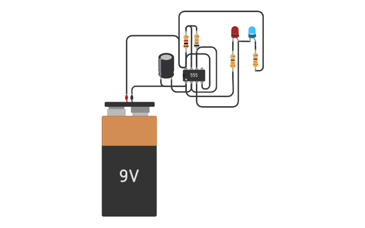 Circuit Design Led Blinker Tinkercad