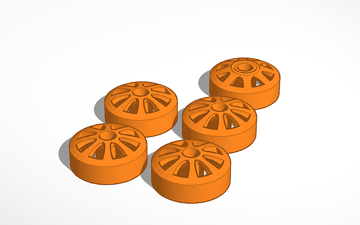 3D design Lego Rims EVO 2 - Tinkercad