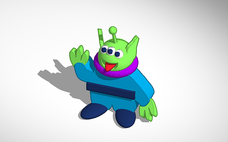 3D design 3D Alien | Tinkercad
