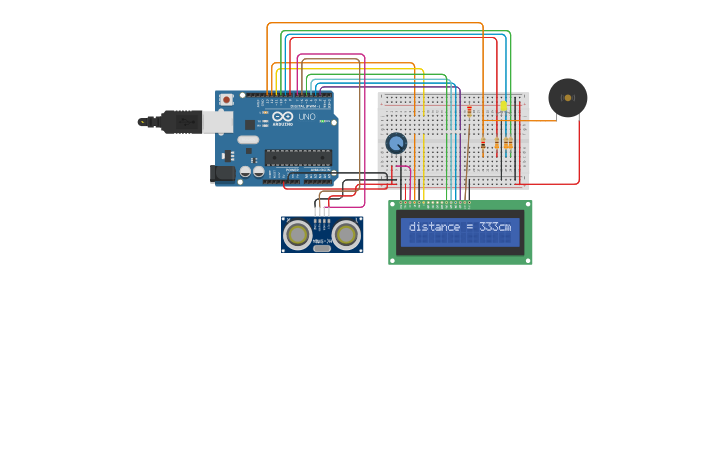 Circuit design mini projec interface | Tinkercad