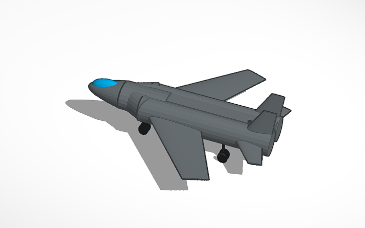 3D design Jet | Tinkercad