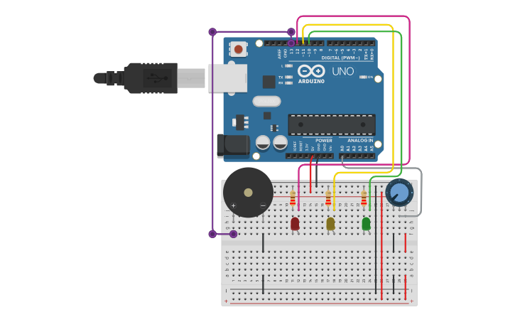 Circuit design Music Box | Tinkercad