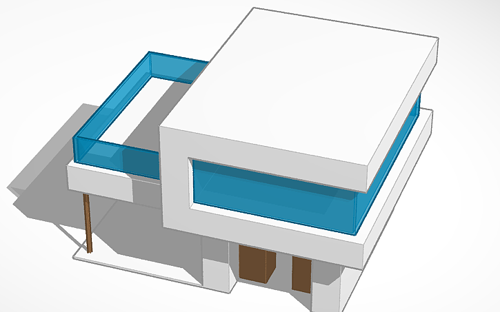 3D design MODERN HOUSE 5 | Tinkercad