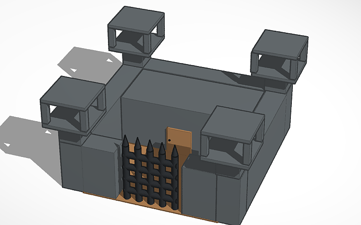 3D design fort | Tinkercad