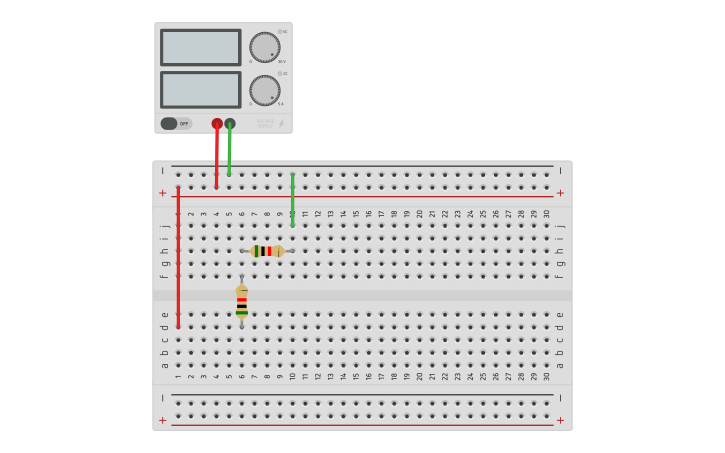 Circuit design power supply circuit - Tinkercad