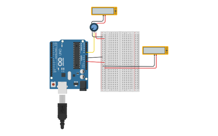 Circuit design Sensor de humedad - Tinkercad