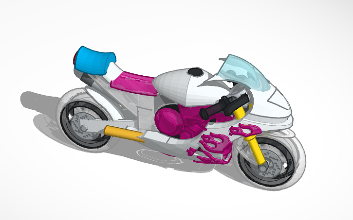 3D design Motorcycle - Tinkercad
