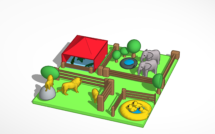 3D design zoo - Tinkercad