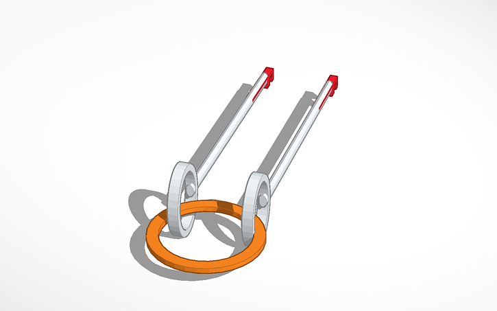 3D design bank locker keys - Tinkercad