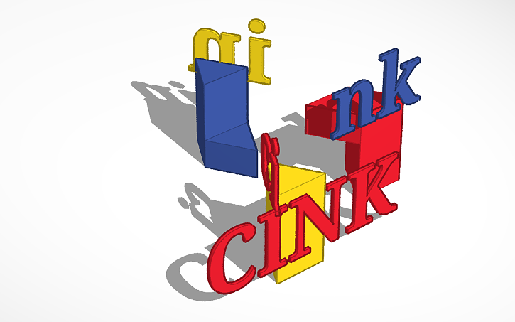 3D design CINK - Tinkercad