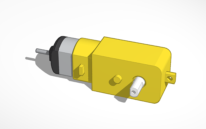 3D design motor amarillo 33 - Tinkercad