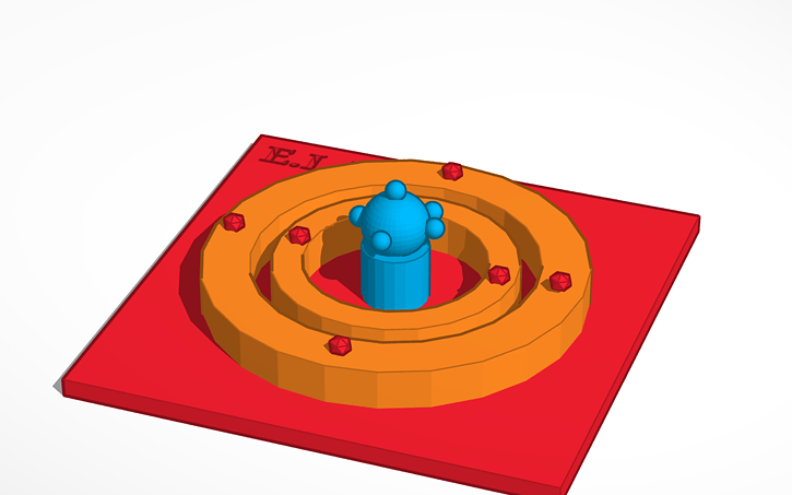 3D design Enzo's atom | Tinkercad