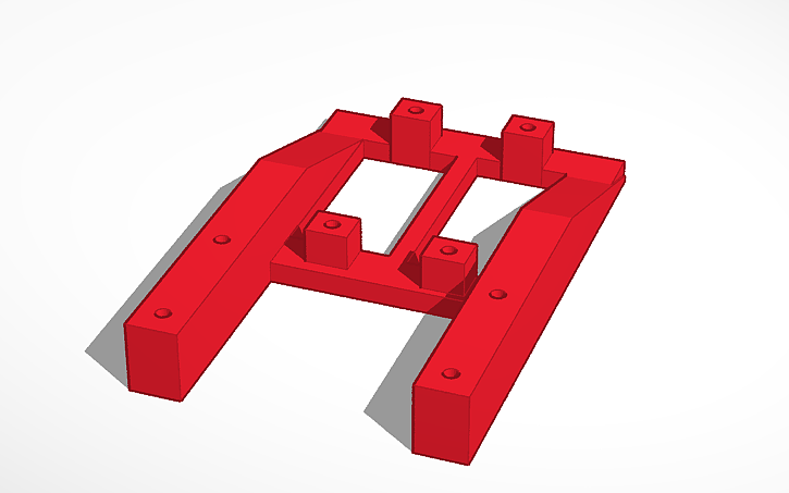 3D design support servos viper-jet - Tinkercad