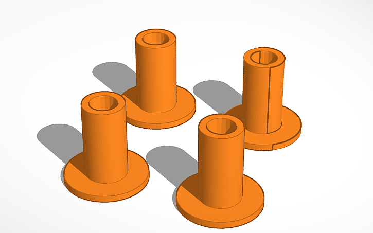 3D design Ethernet Hole Collar | Tinkercad