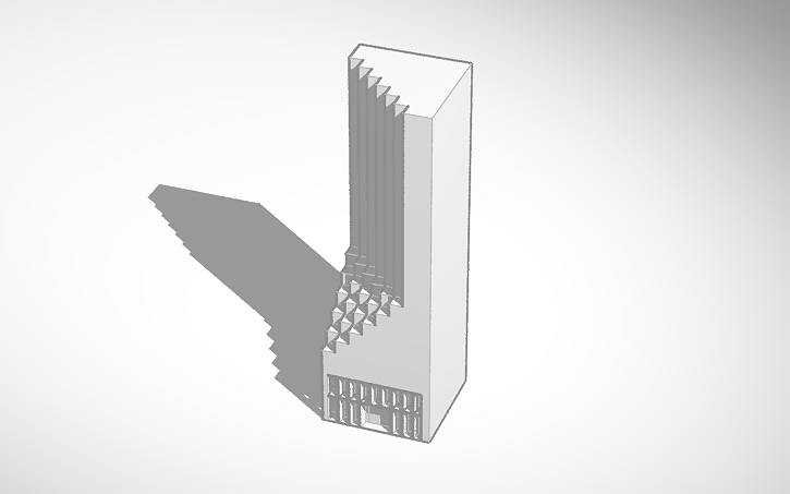 3D design Trump Tower - Tinkercad