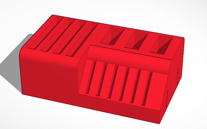 3D design SD, Micro SD and USB Holder - Tinkercad