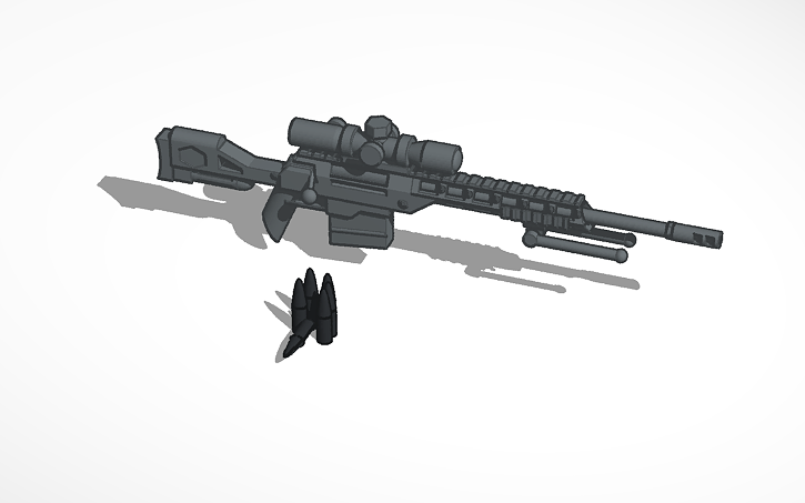 3D design Army Rifle | Tinkercad