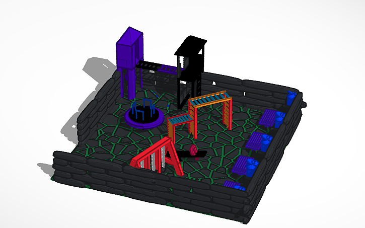 3D design Evonte's Playground - Tinkercad