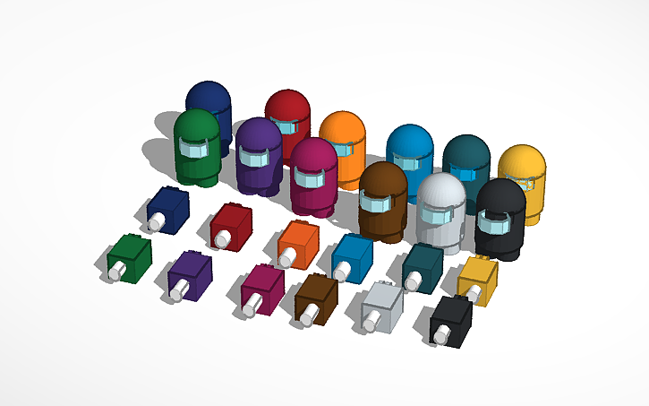 3D design among us | Tinkercad