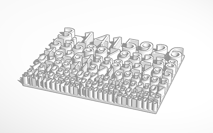 3D design Pi - Tinkercad