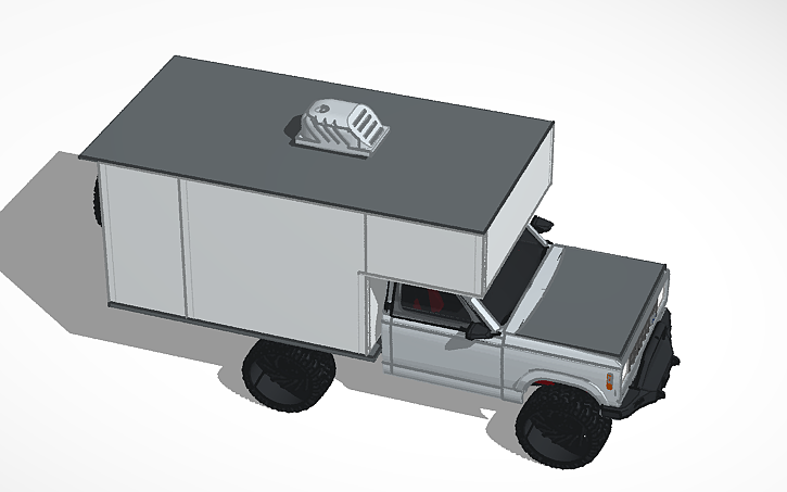 3D design Ford ranger camper - Tinkercad