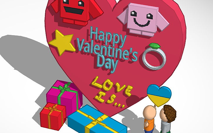 3D design Valentine's Day | Tinkercad