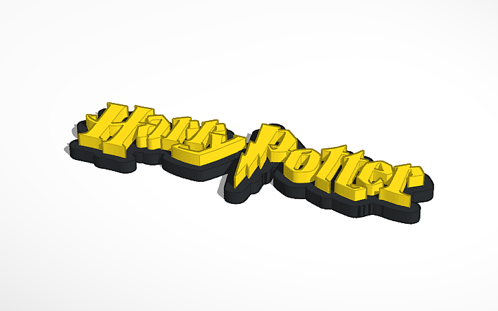 3D design Harry Potter - Tinkercad
