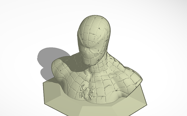 3D design spiderman - Tinkercad